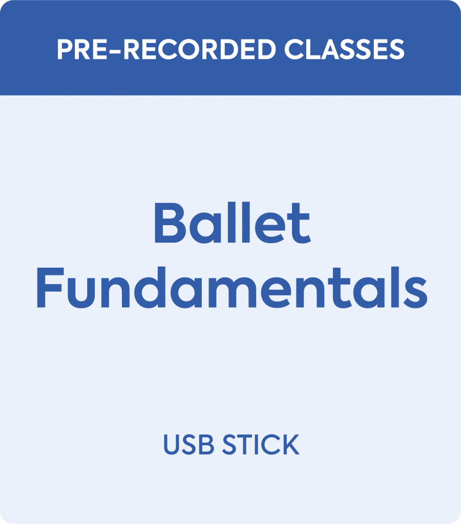 Pre-Recorded Ballet Fundamentals USB - Sarah Moore Dance